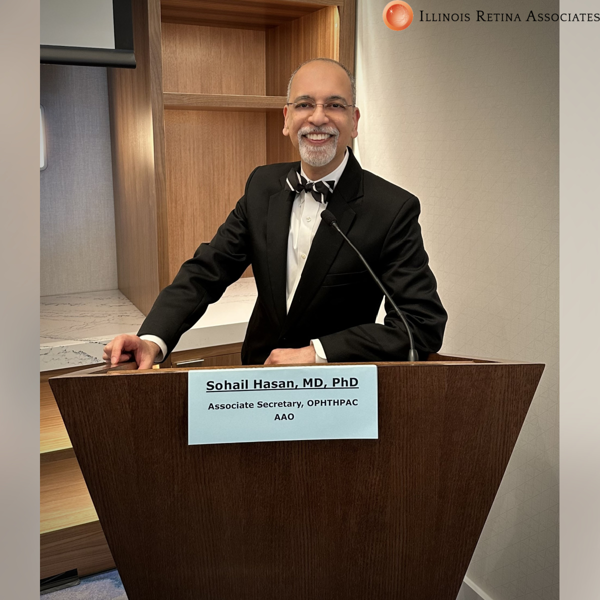 Dr. Hasan received "Outstanding Champions for Veterans Eye Care Award ...